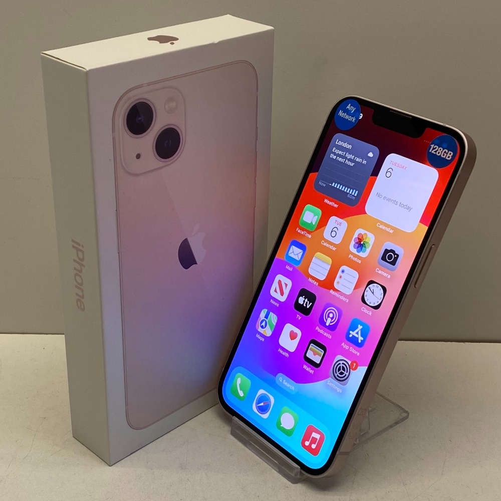 Pre-owned Apple iPhone 13 Unlocked Model A2633 128GB in Pink Boxed ...